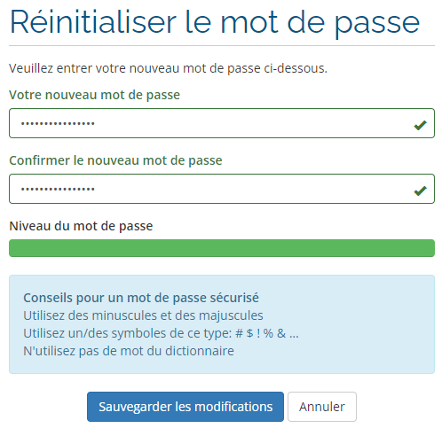 Comment réinitialiser le mot de passe de mon espace client ? - Base de connaissances - Atlax